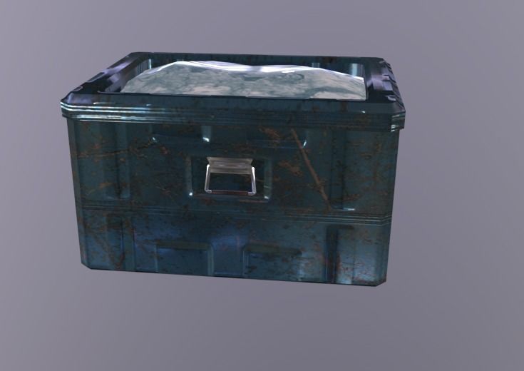 3D model Crate Ice VR / AR / low-poly | CGTrader