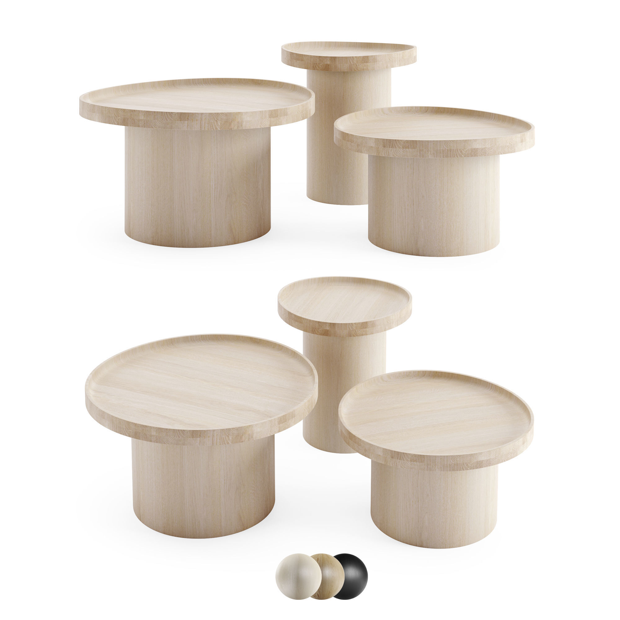 Bolia Coffee Table Plateau 3D model | CGTrader