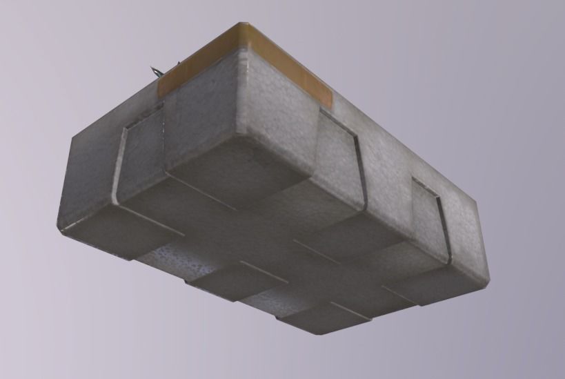 3D model Polystyrene Box with fish VR / AR / low-poly | CGTrader