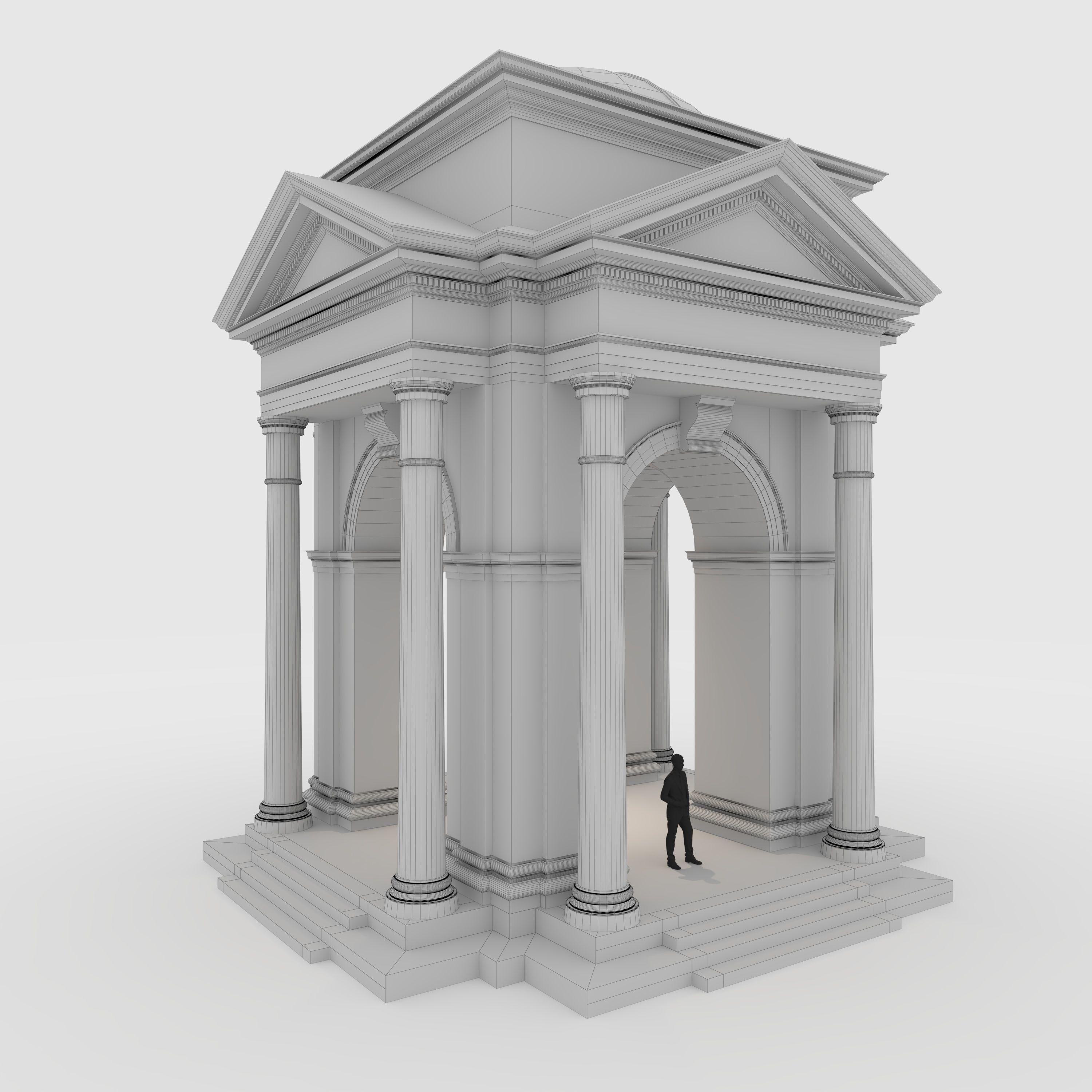 Portico 1 3D model | CGTrader