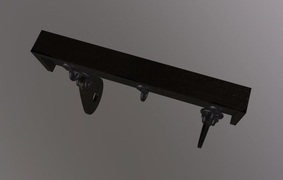 3D model Metal Support VR / AR / low-poly | CGTrader