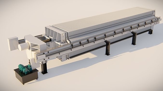 Filter Press 3D model | CGTrader