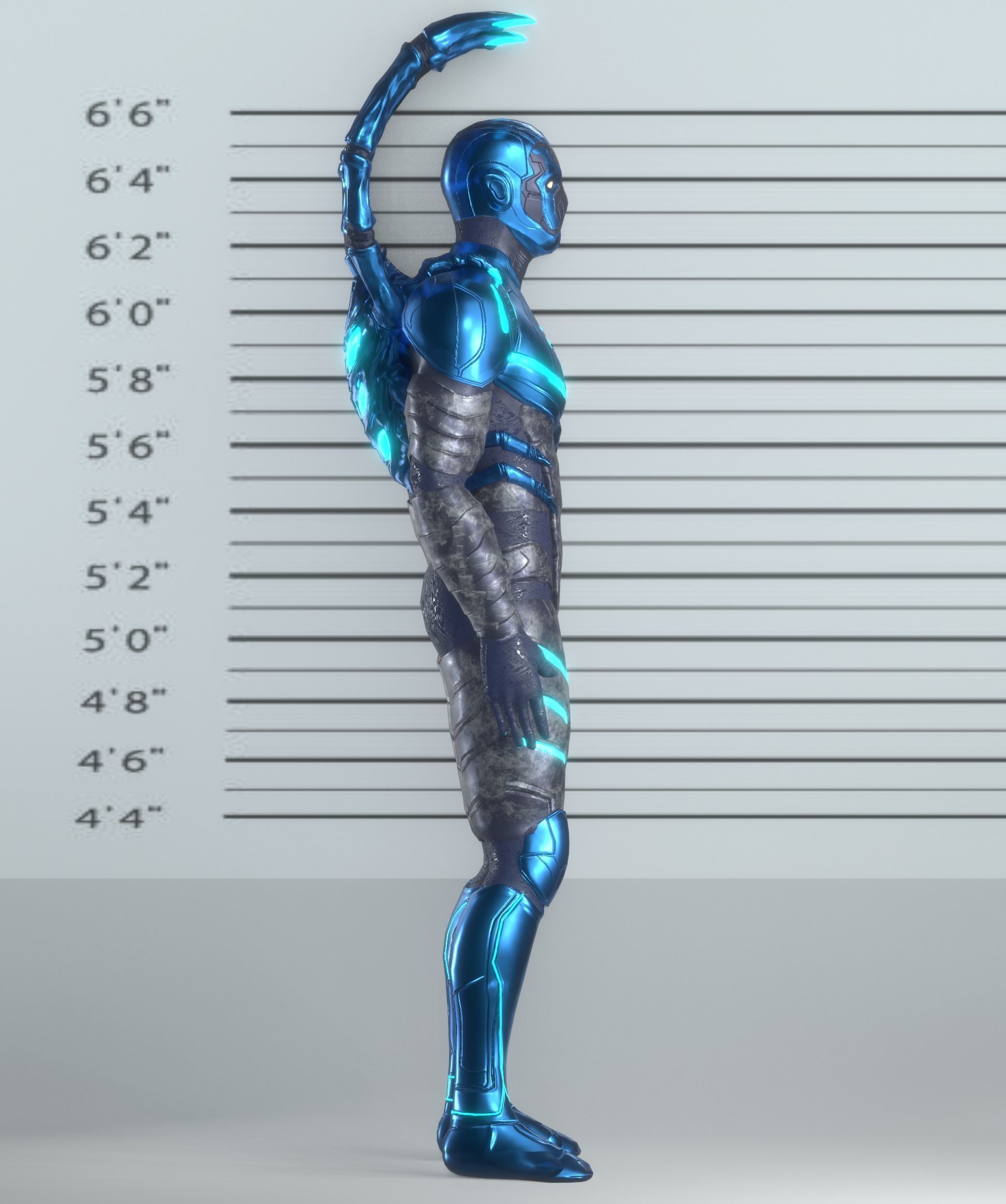 3D model Blue Beetle VR / AR / low-poly | CGTrader