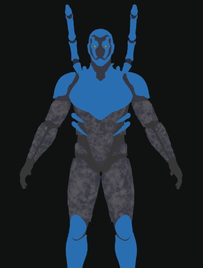 3D model Blue Beetle VR / AR / low-poly | CGTrader