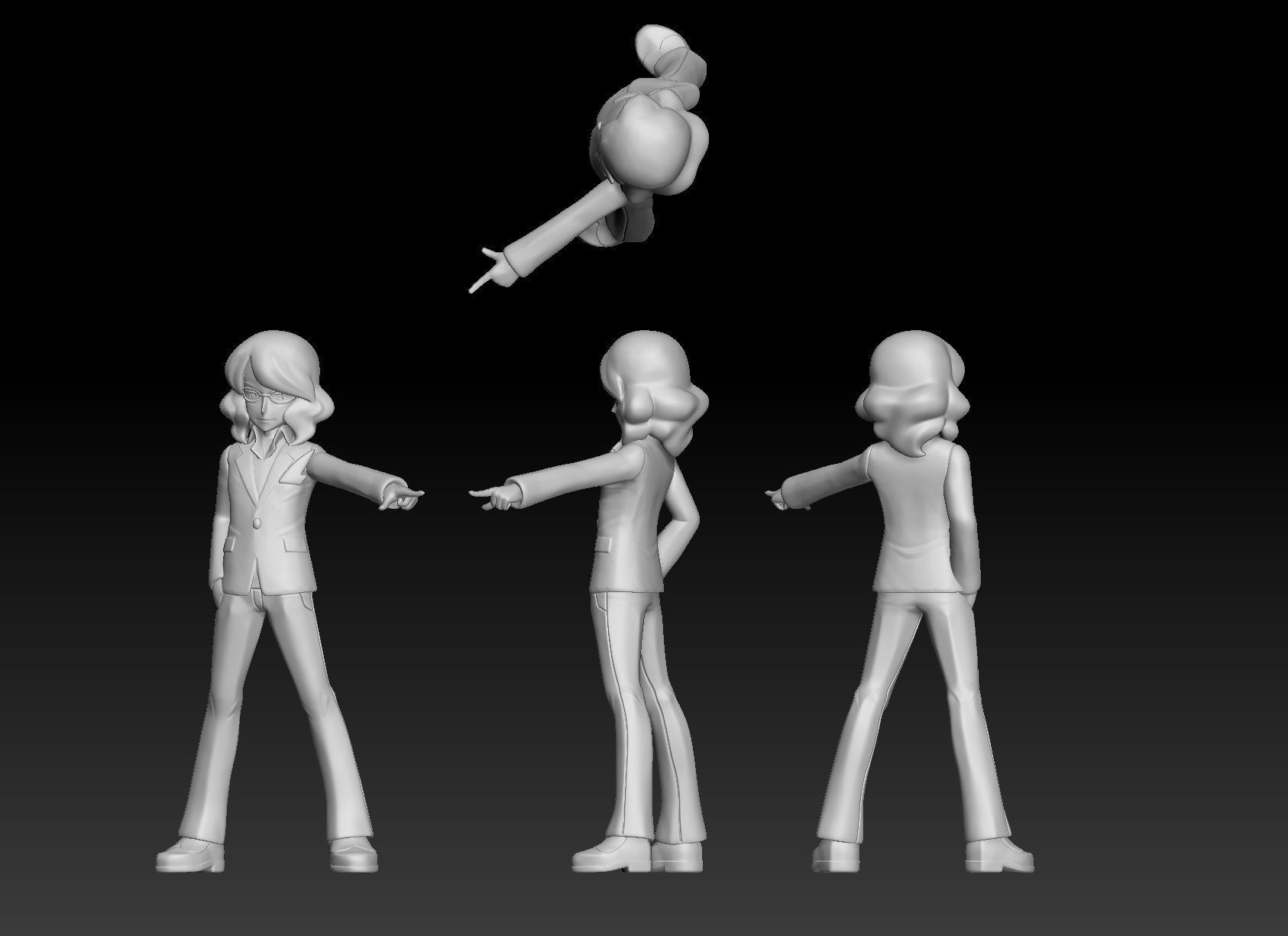 Pokemon Sinnoh Elite Four Lucian 3d Model 3d Printable Cgtrader