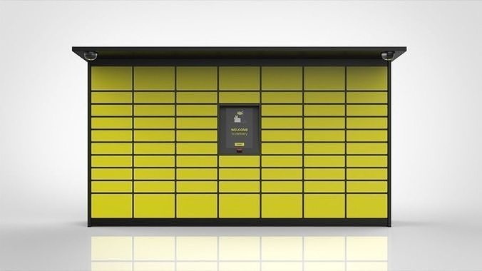 3D Parcel Locker Model 3D model | CGTrader
