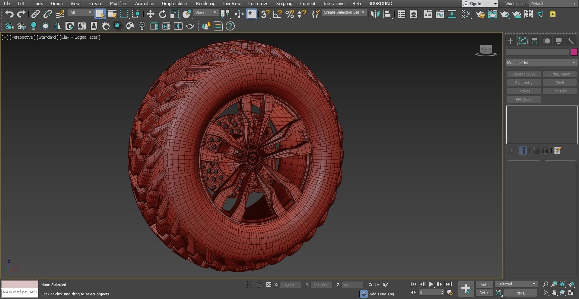 CFMOTO CFORCE 1000 wheel 3D model | CGTrader