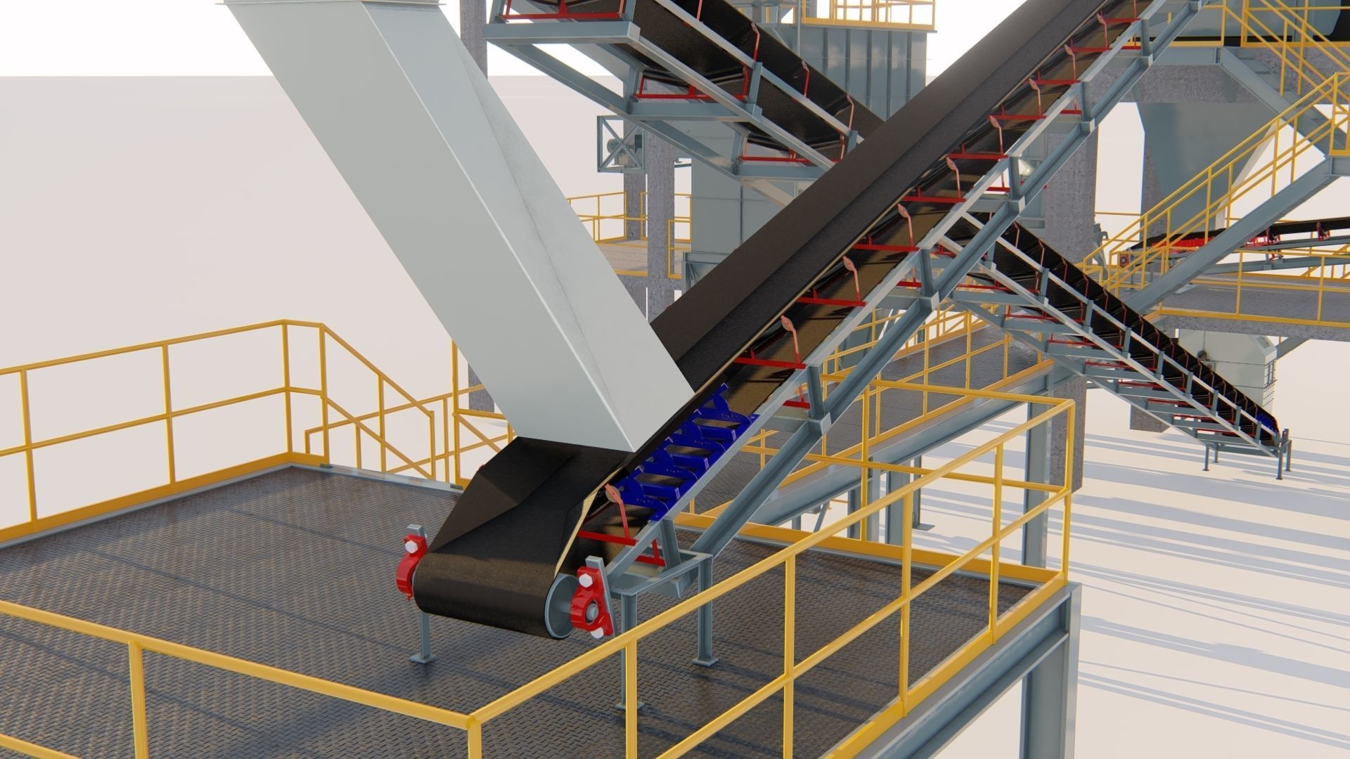 gold mining crushing section 3D model | CGTrader