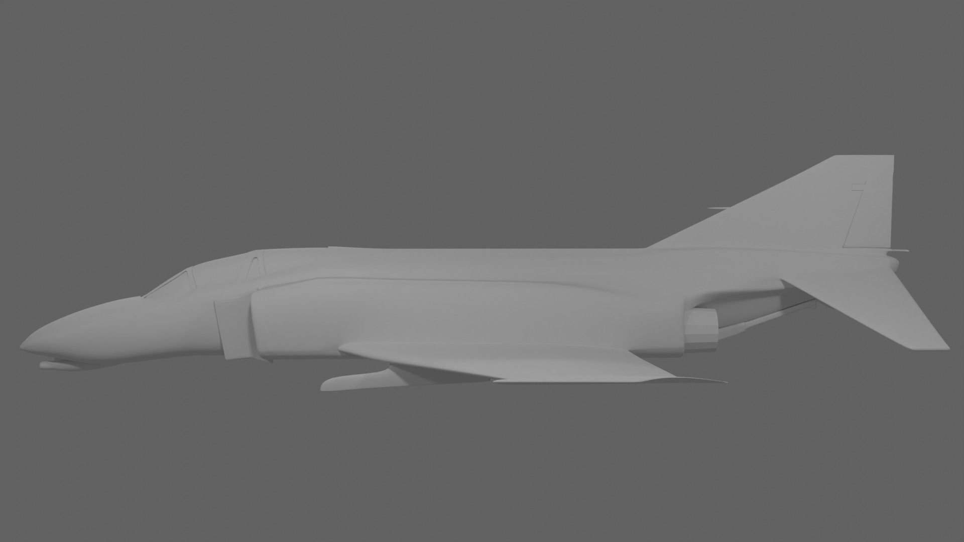 F-4 Phantom II base free 3D model | CGTrader