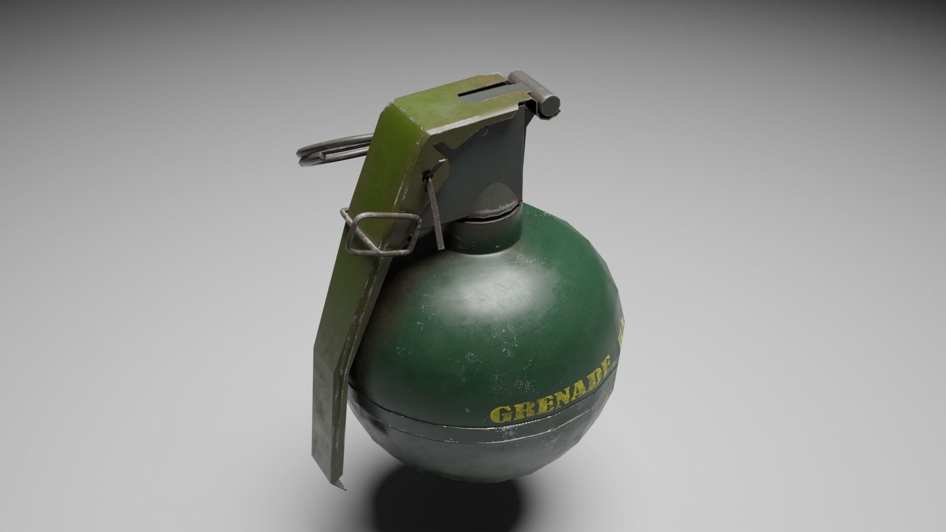 Lowpoly M67 grenade free VR / AR / low-poly 3D model | CGTrader