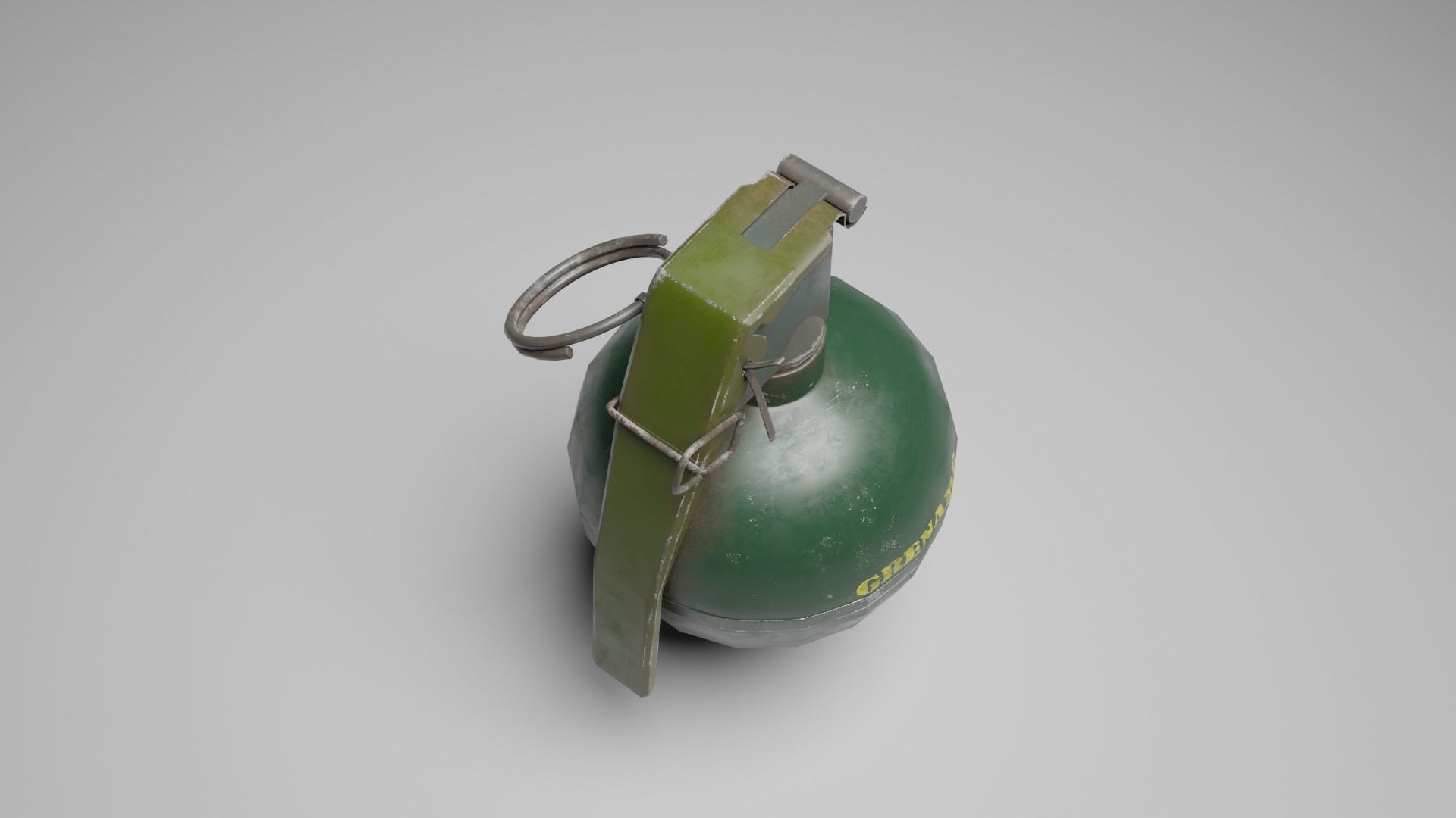 Lowpoly M67 grenade free VR / AR / low-poly 3D model | CGTrader