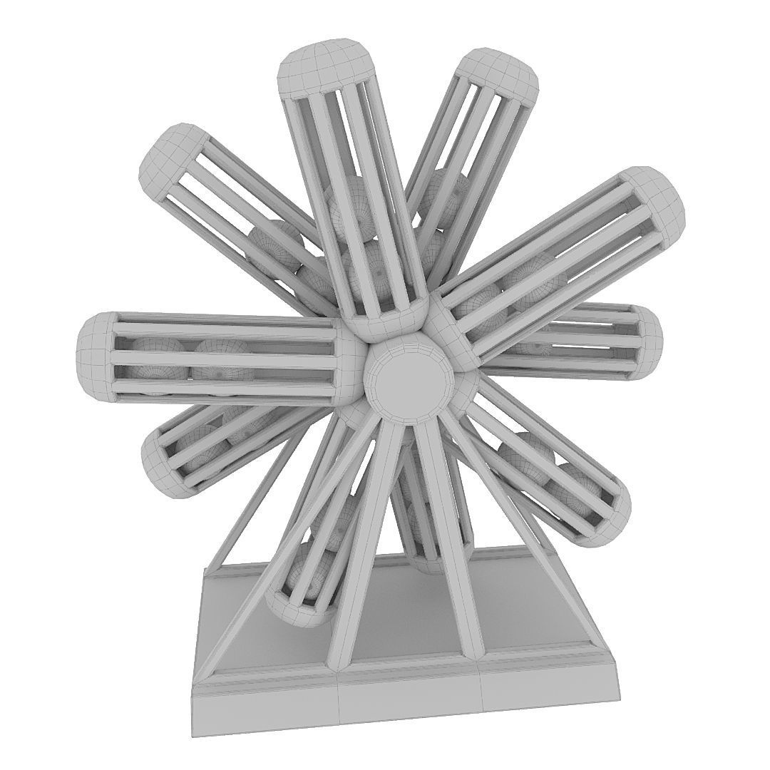 Wheel animation with layers 3D model animated | CGTrader