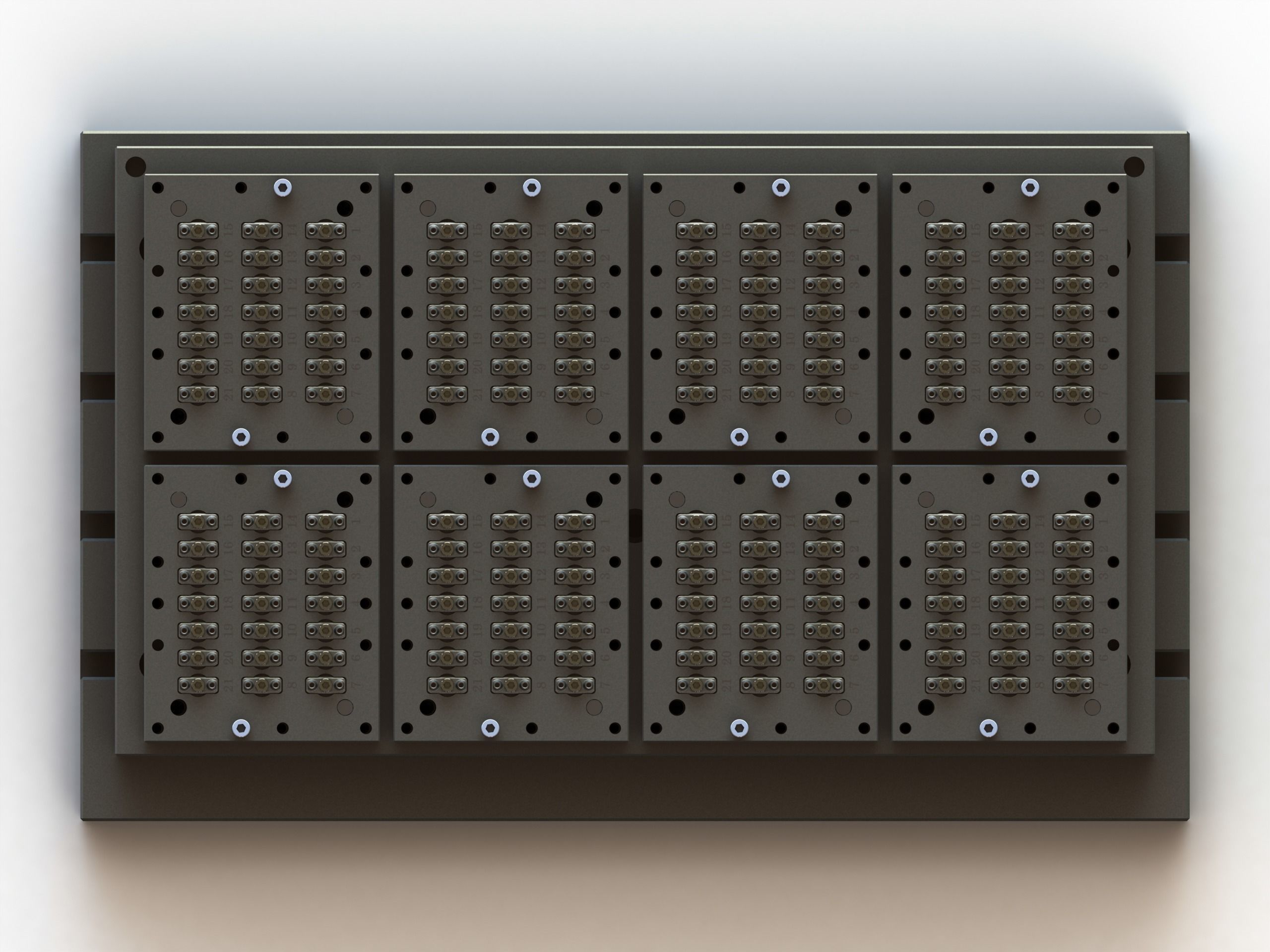 CNC Machine Fixture for Slot Nut Plate 3D model rigged | CGTrader