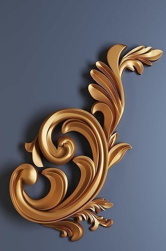 Collection of applied architectural ornaments 3D model | CGTrader