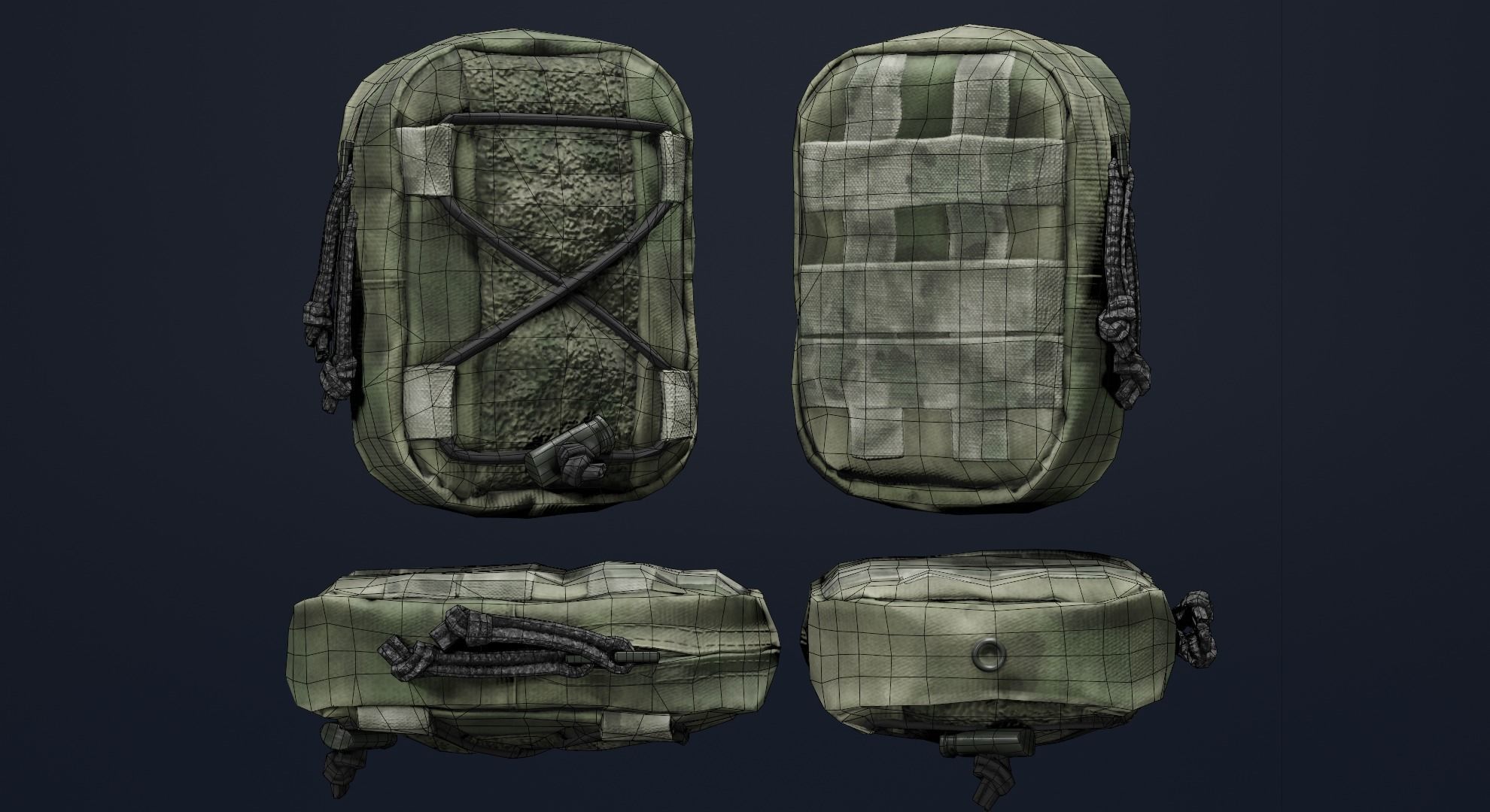 3D model WARTECH UP-104 Utility Pouch VR / AR / low-poly | CGTrader