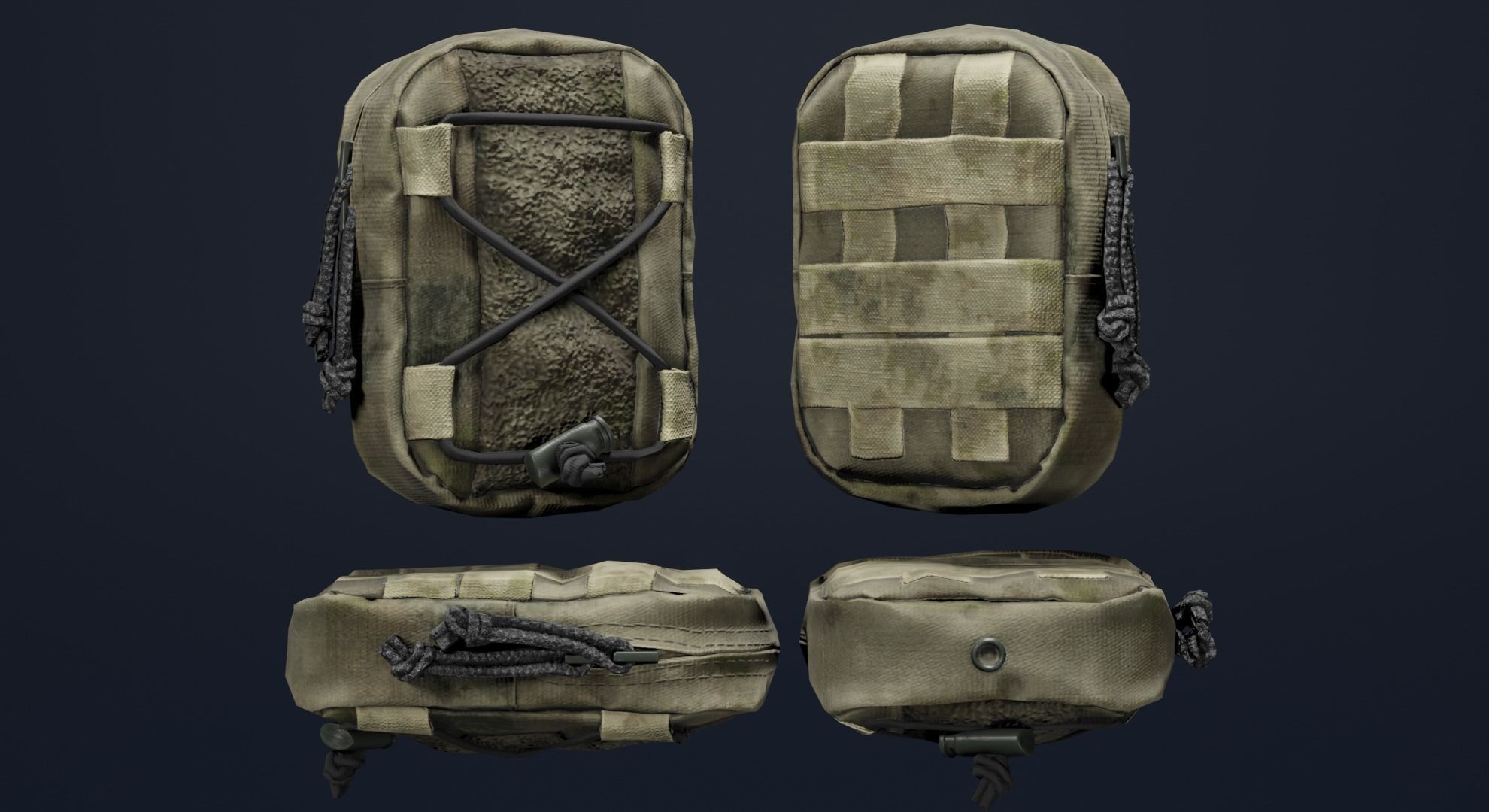 3D model WARTECH UP-104 Utility Pouch VR / AR / low-poly | CGTrader