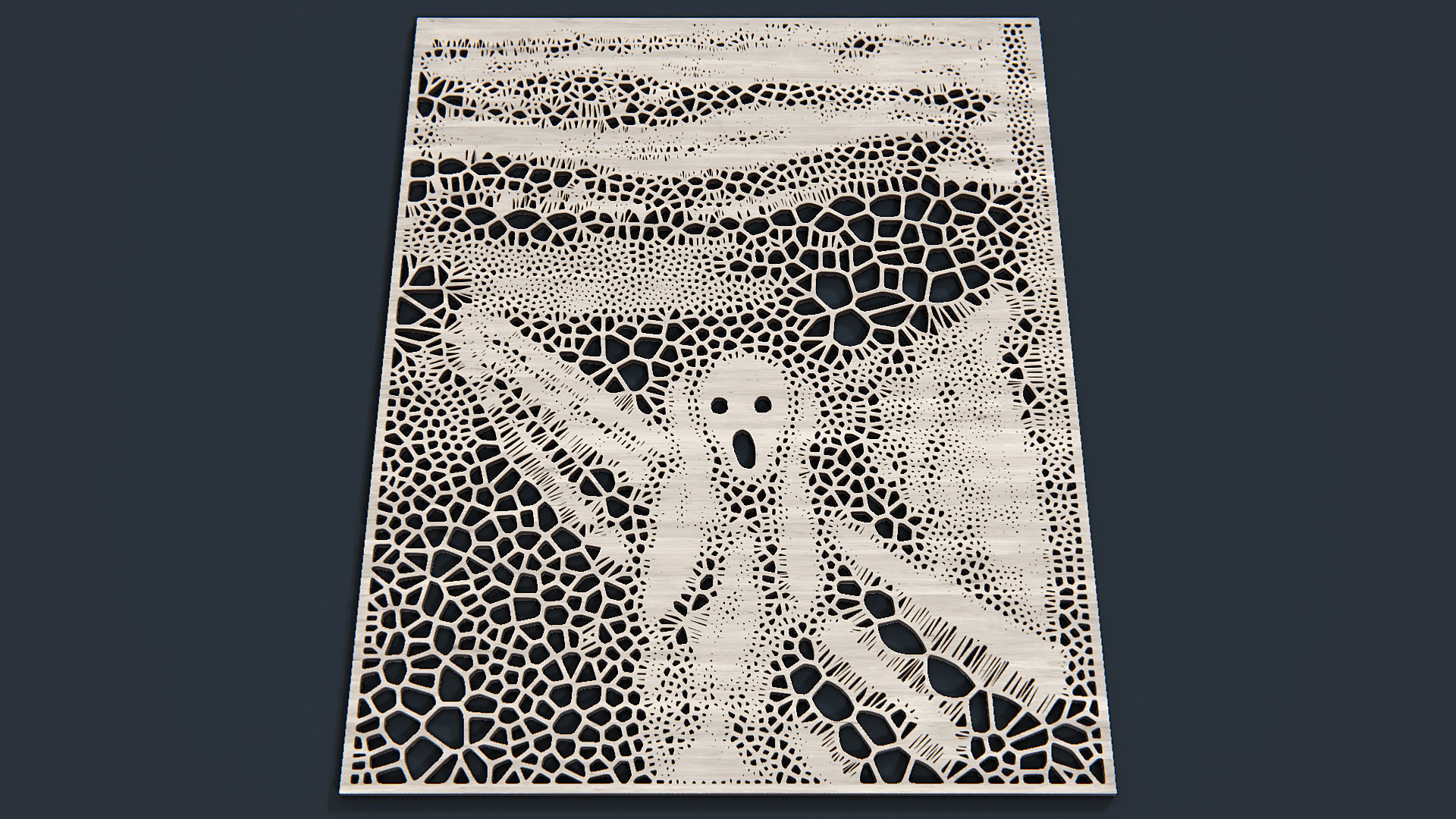 Scream STL 3D model 3D printable | CGTrader