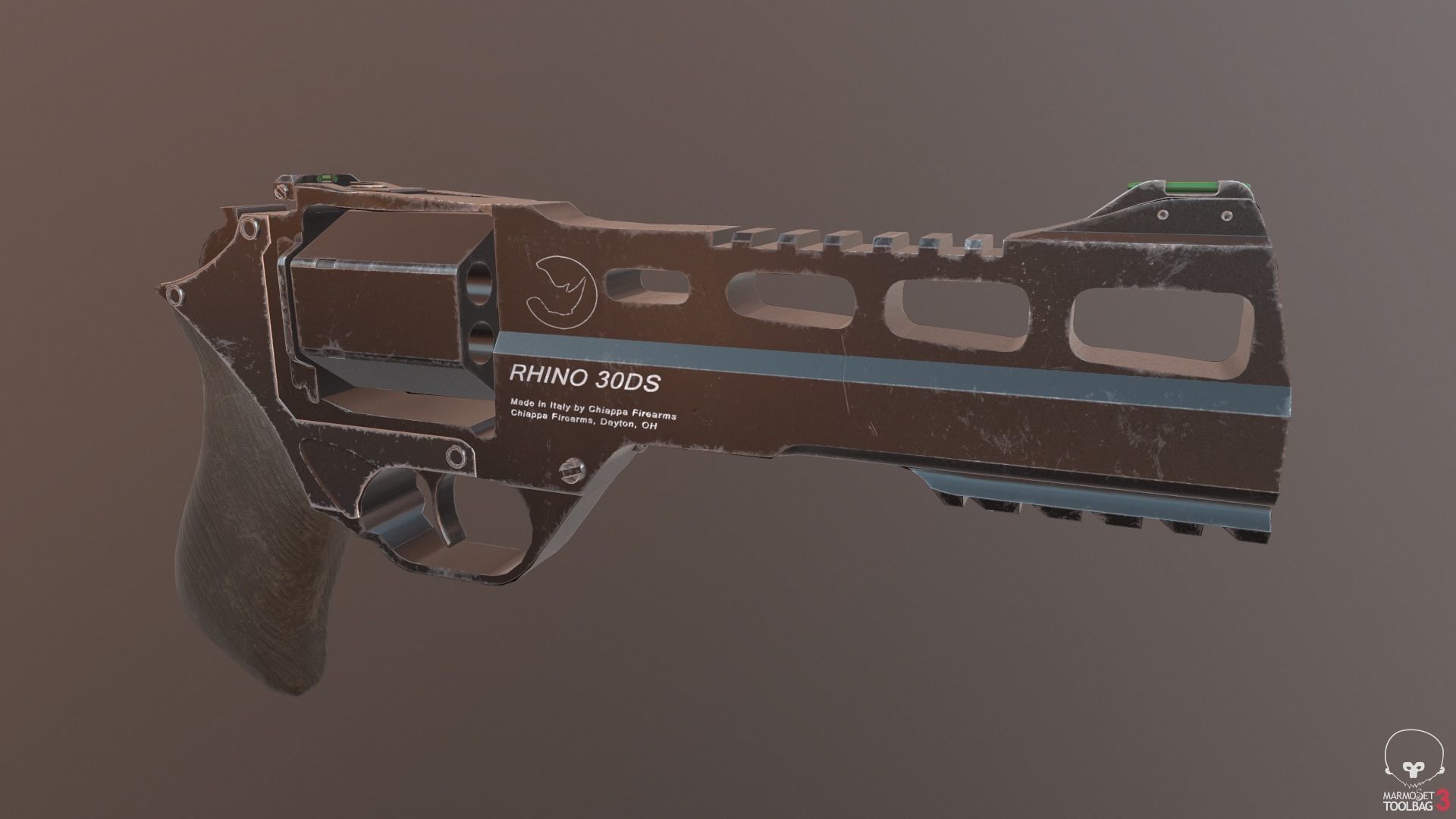 3D model Chiappa Rhino Revolver VR / AR / low-poly | CGTrader