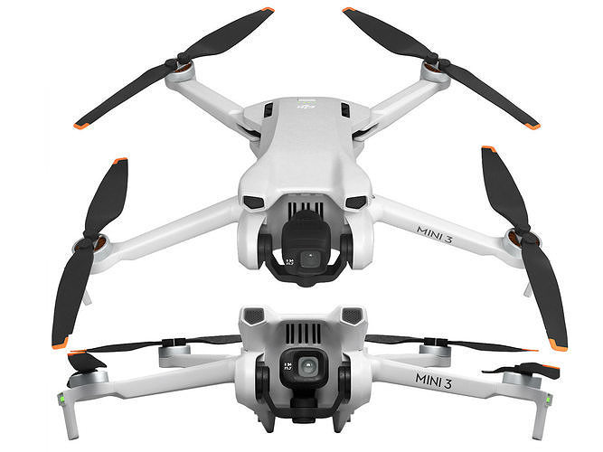 drone dji mini 3 3D model | CGTrader