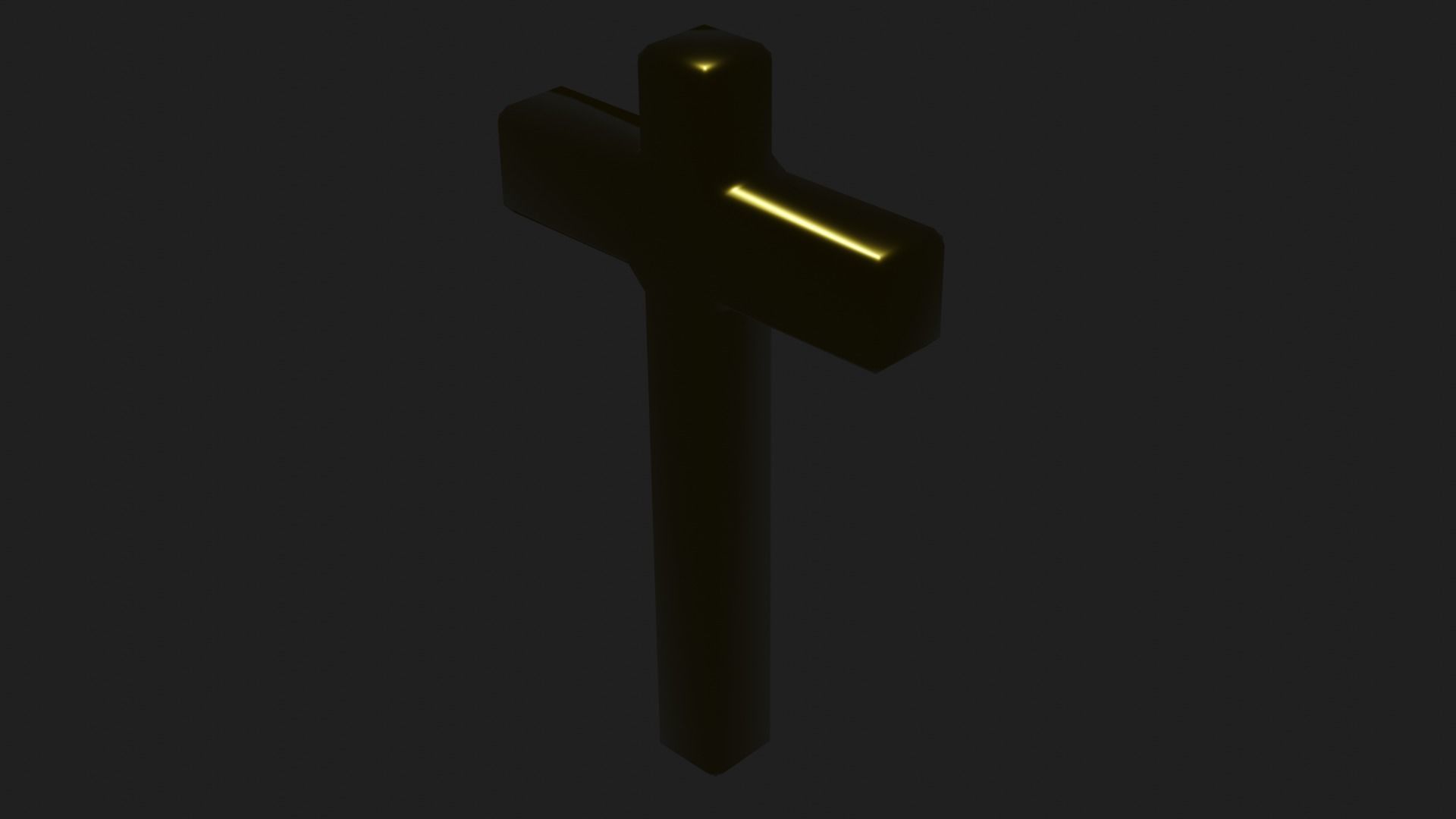Beautiful Golden Christian Cross 3D model | CGTrader