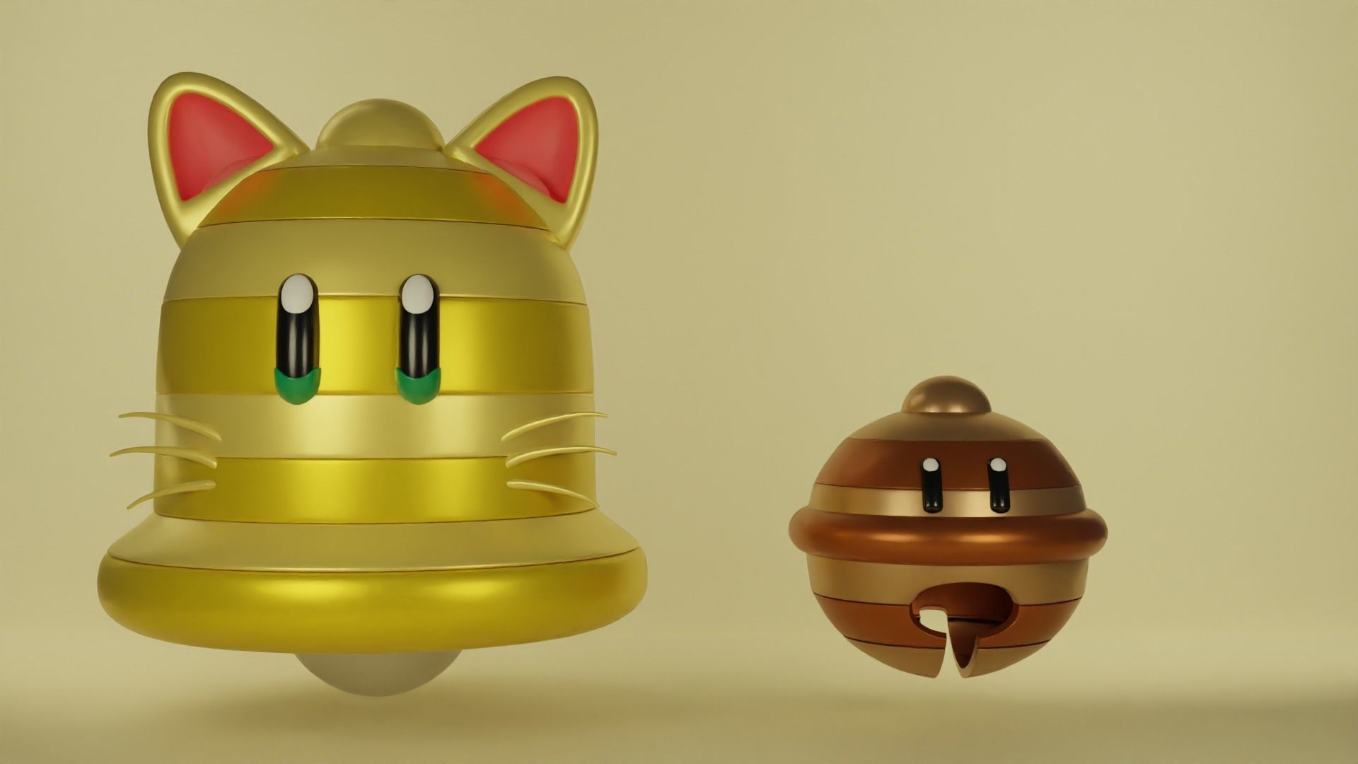 Giga Bell Mario 3D model | CGTrader