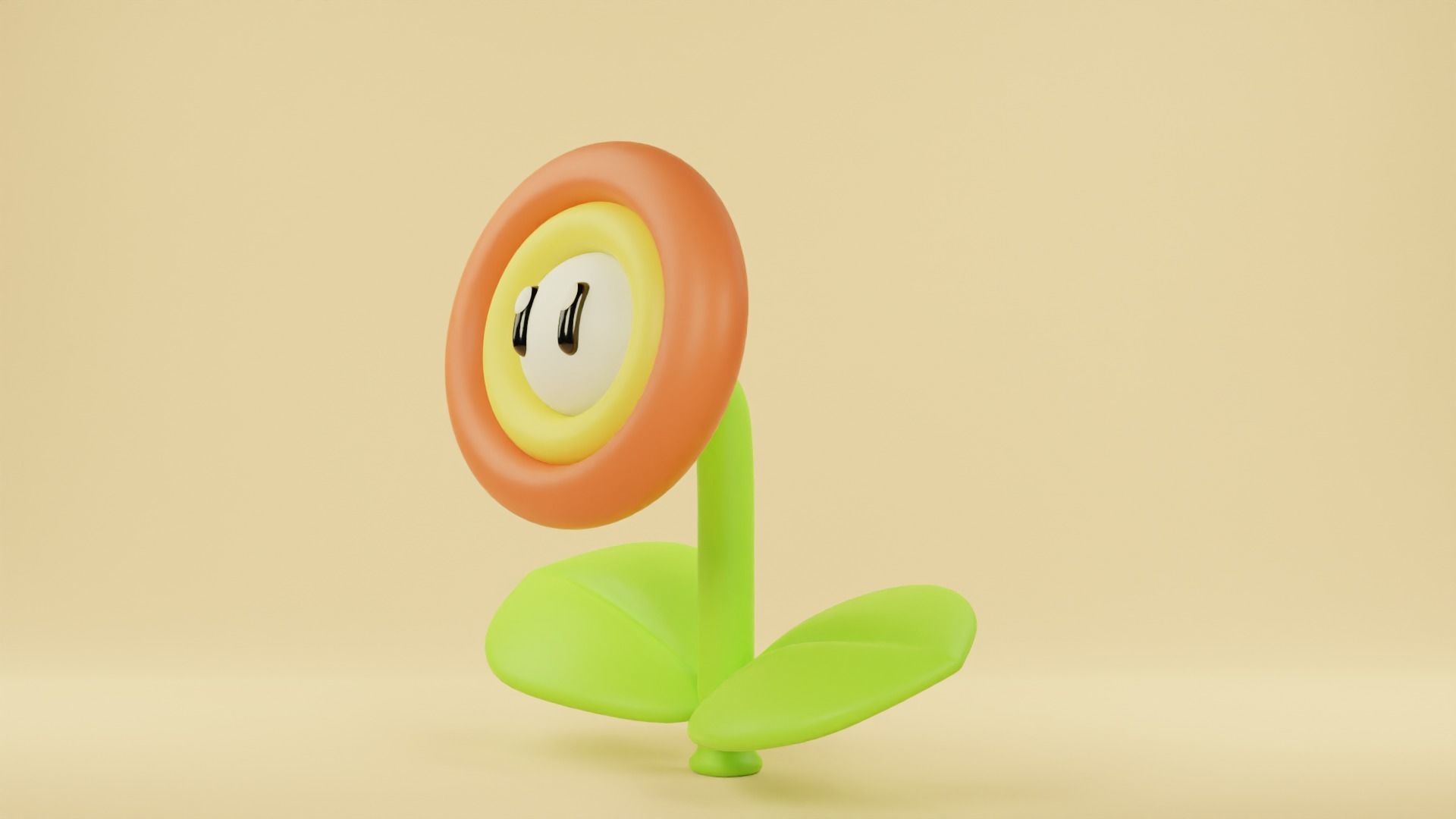 Fire Flower Mario 3D model | CGTrader