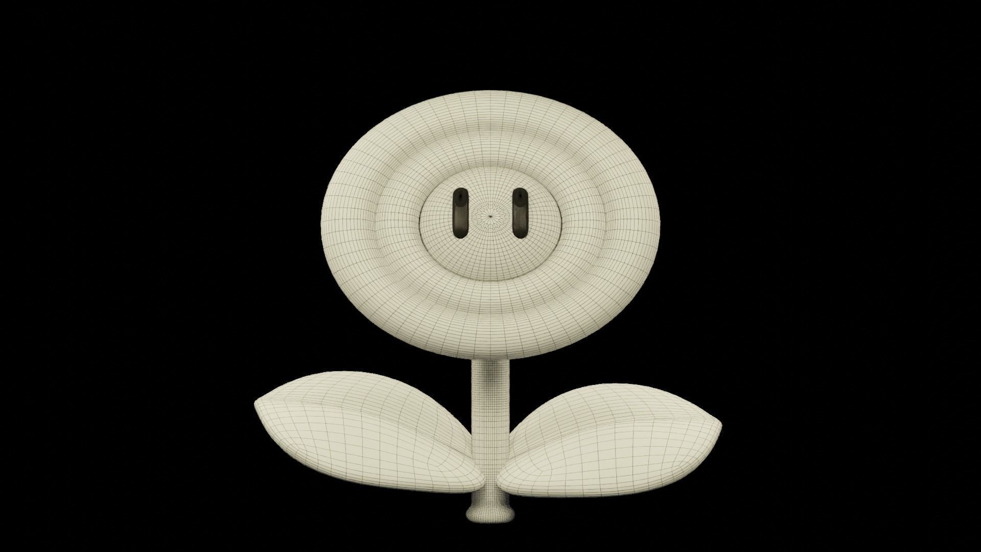 Fire Flower Mario 3D model | CGTrader