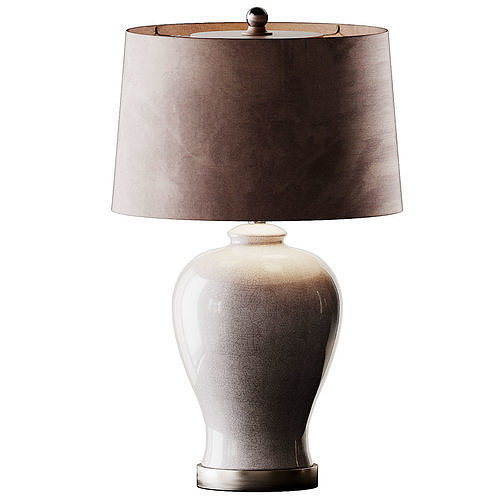 Hadley Ceramic Table Lamp 3D model | CGTrader