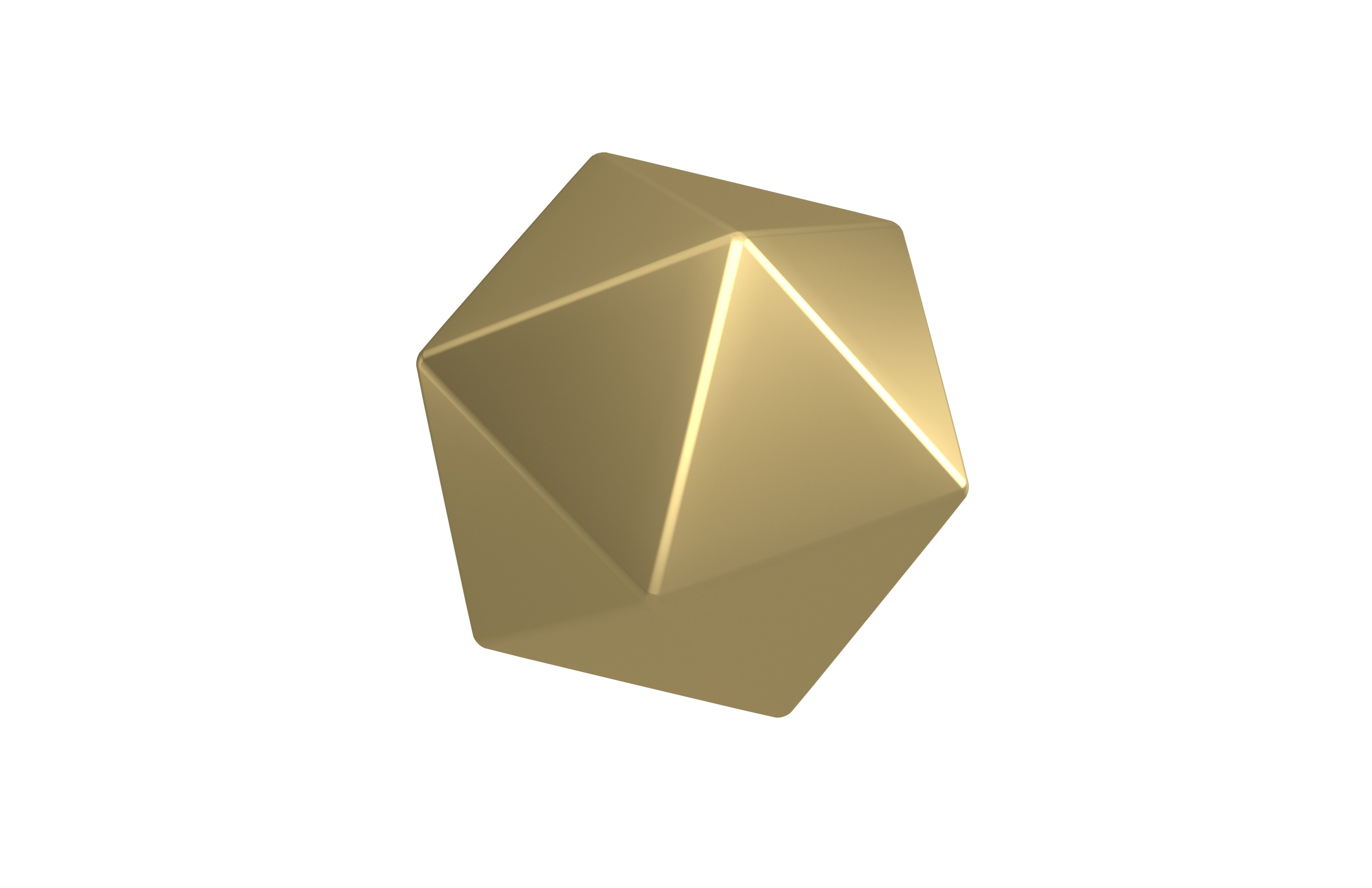 3D model Icosahedron Geometric v1 001 VR / AR / low-poly | CGTrader