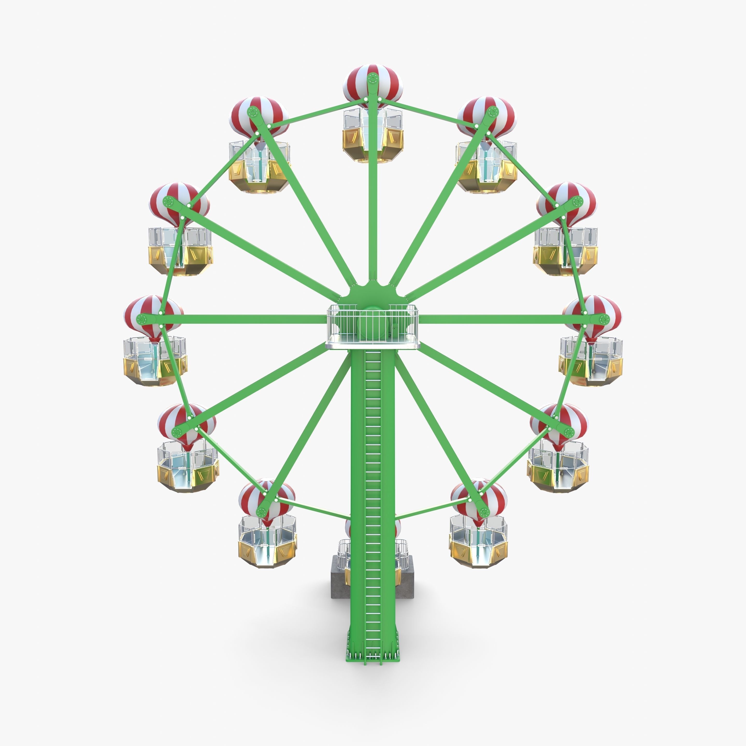 Ferris wheel v1 3D model | CGTrader