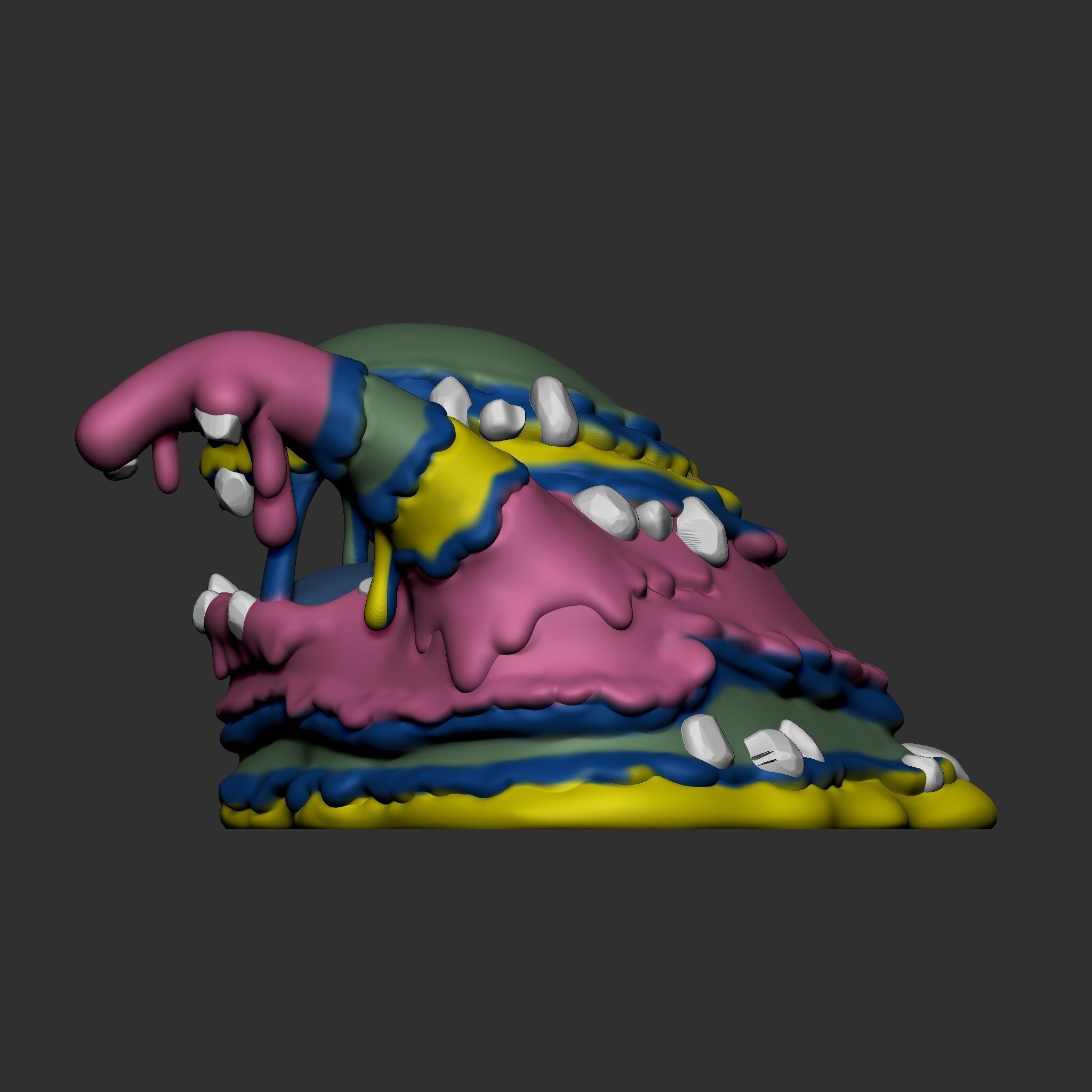 ALOLAN MUK POKEMON 3D model 3D printable | CGTrader