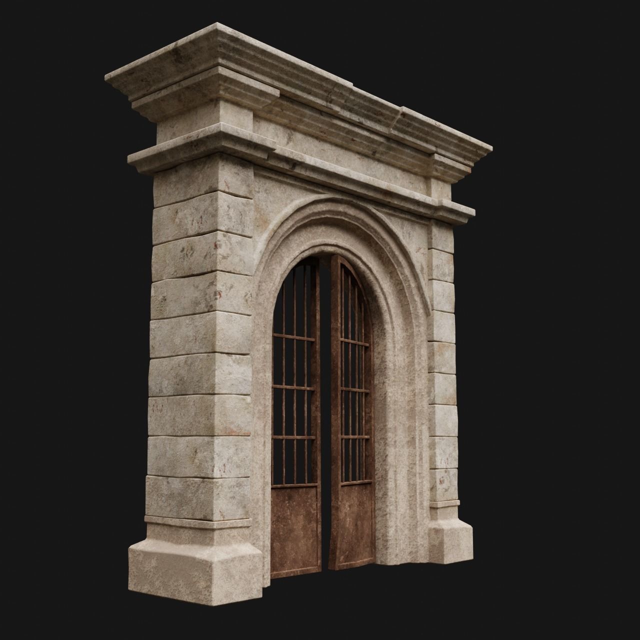 3D model ANCIENT RUIN GREEK ROMAN TEMPLE MONUMENT STATUE COLUMN PACK VR ...