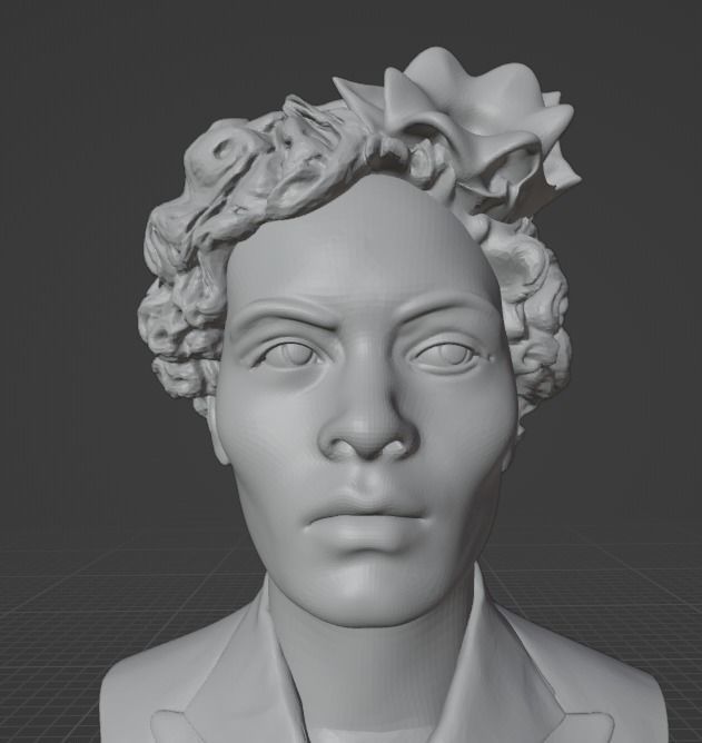 Billie Holiday 3D model 3D printable | CGTrader