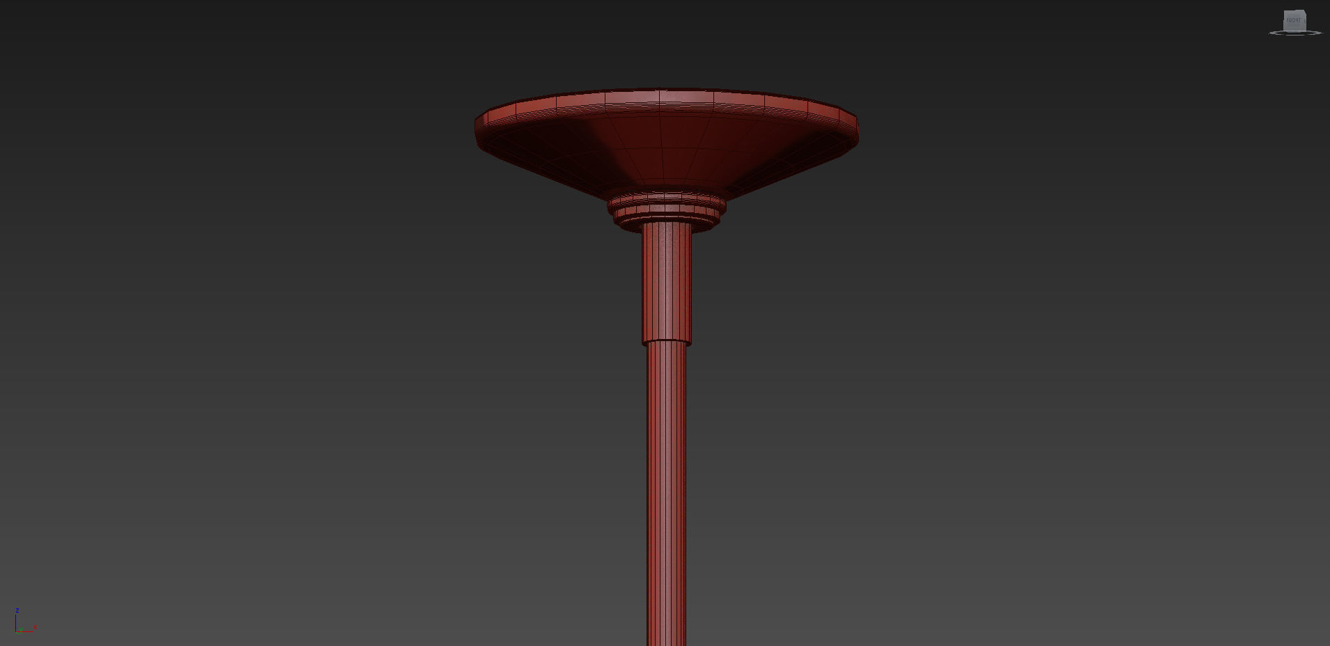 Colt Linear LED Wood Black Chandelier 3D model | CGTrader