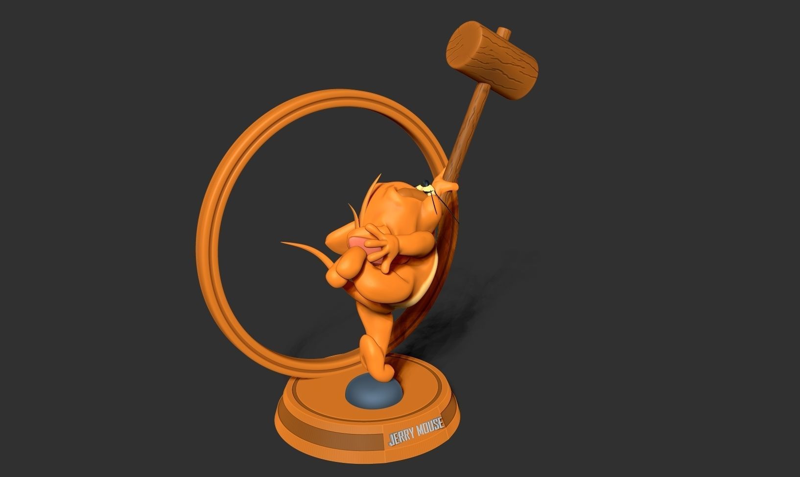 Jerry Mouse 3D model 3D printable | CGTrader