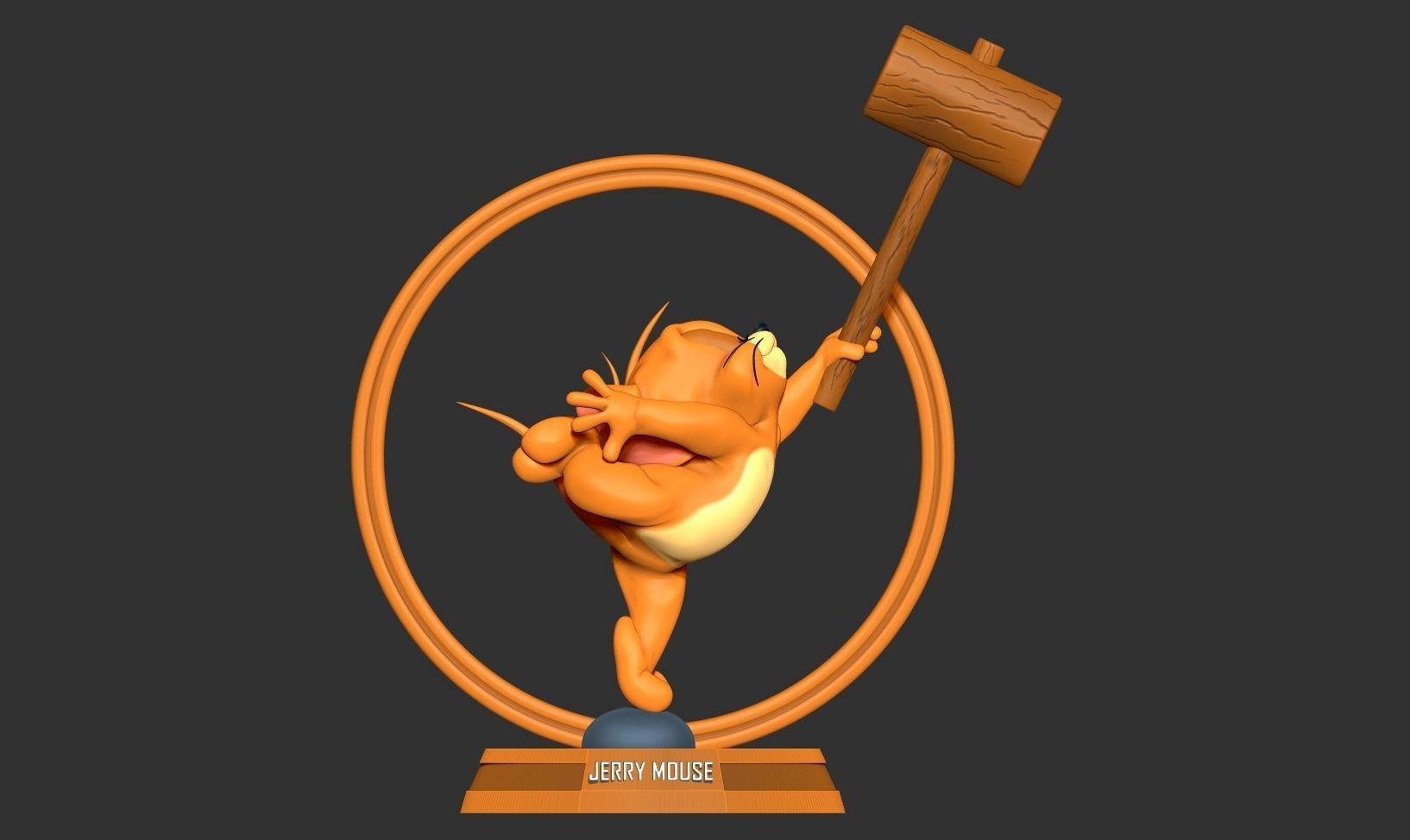 Jerry Mouse 3D model 3D printable | CGTrader