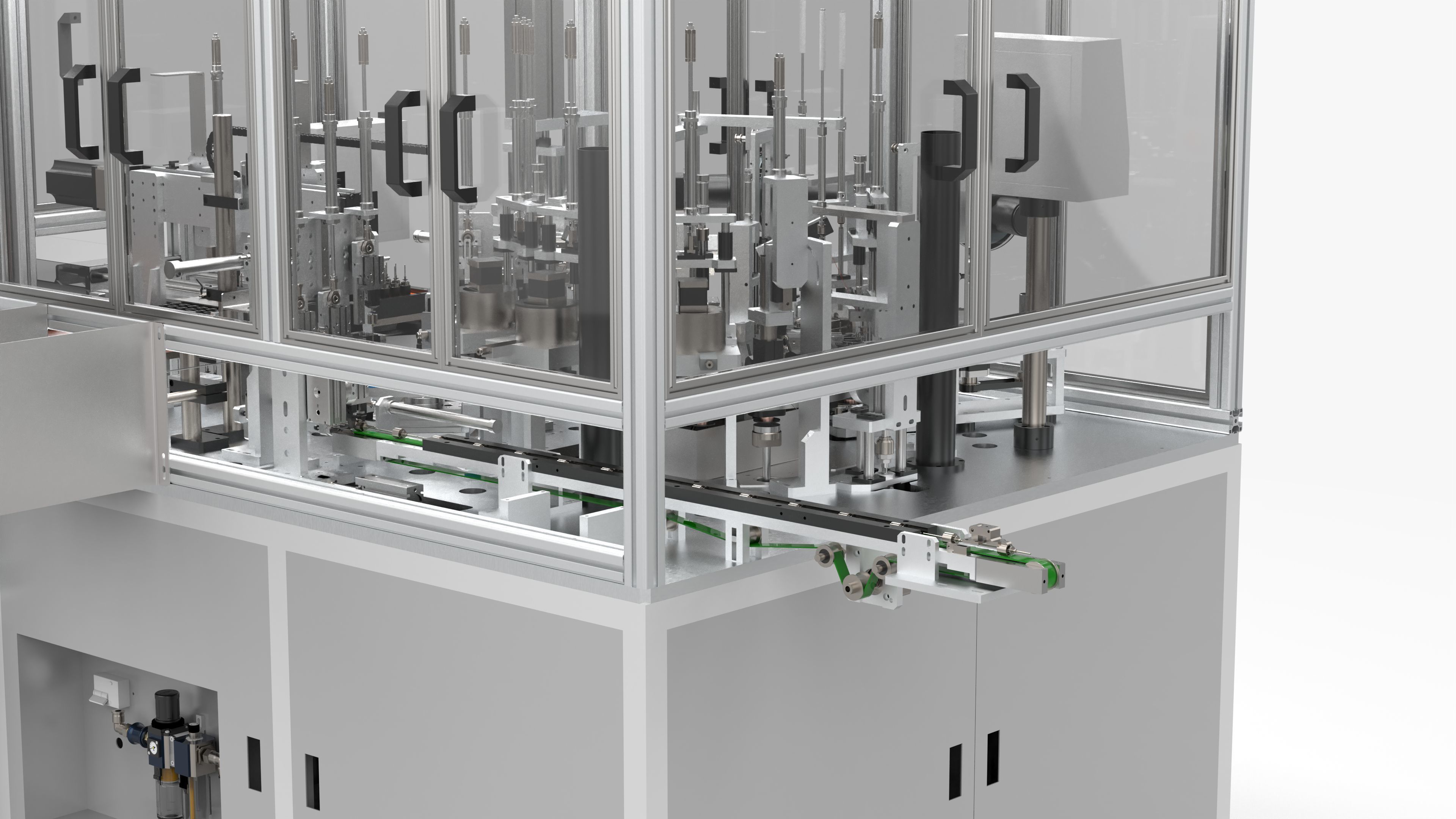 Automatic Micro Rotor Motor Processing and Assembly Machine 3D model ...