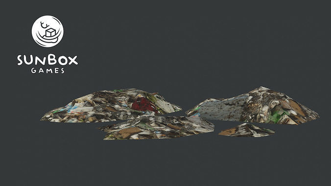 Pile of Trash and Garbage - 3 Piece Set free VR / AR / low-poly 3D ...