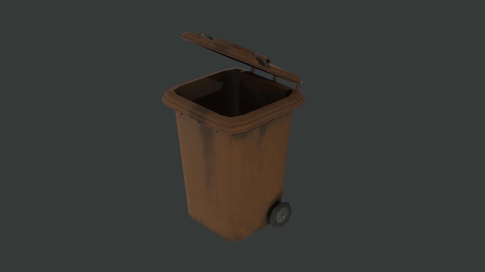 3D model Plastic Trash Container VR / AR / low-poly | CGTrader