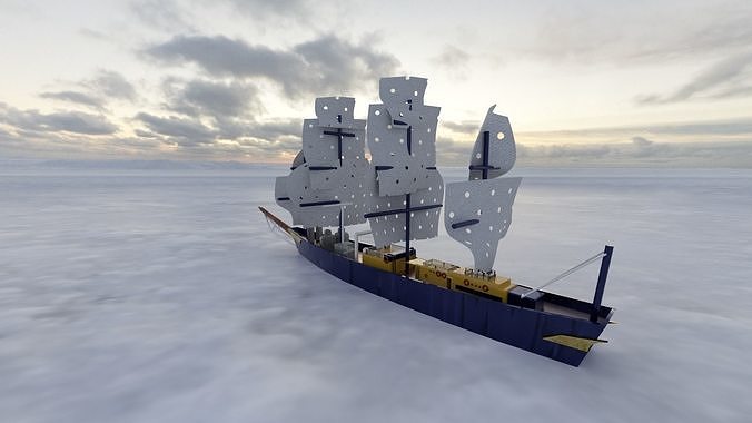 Ship Model 3D model 3D printable | CGTrader