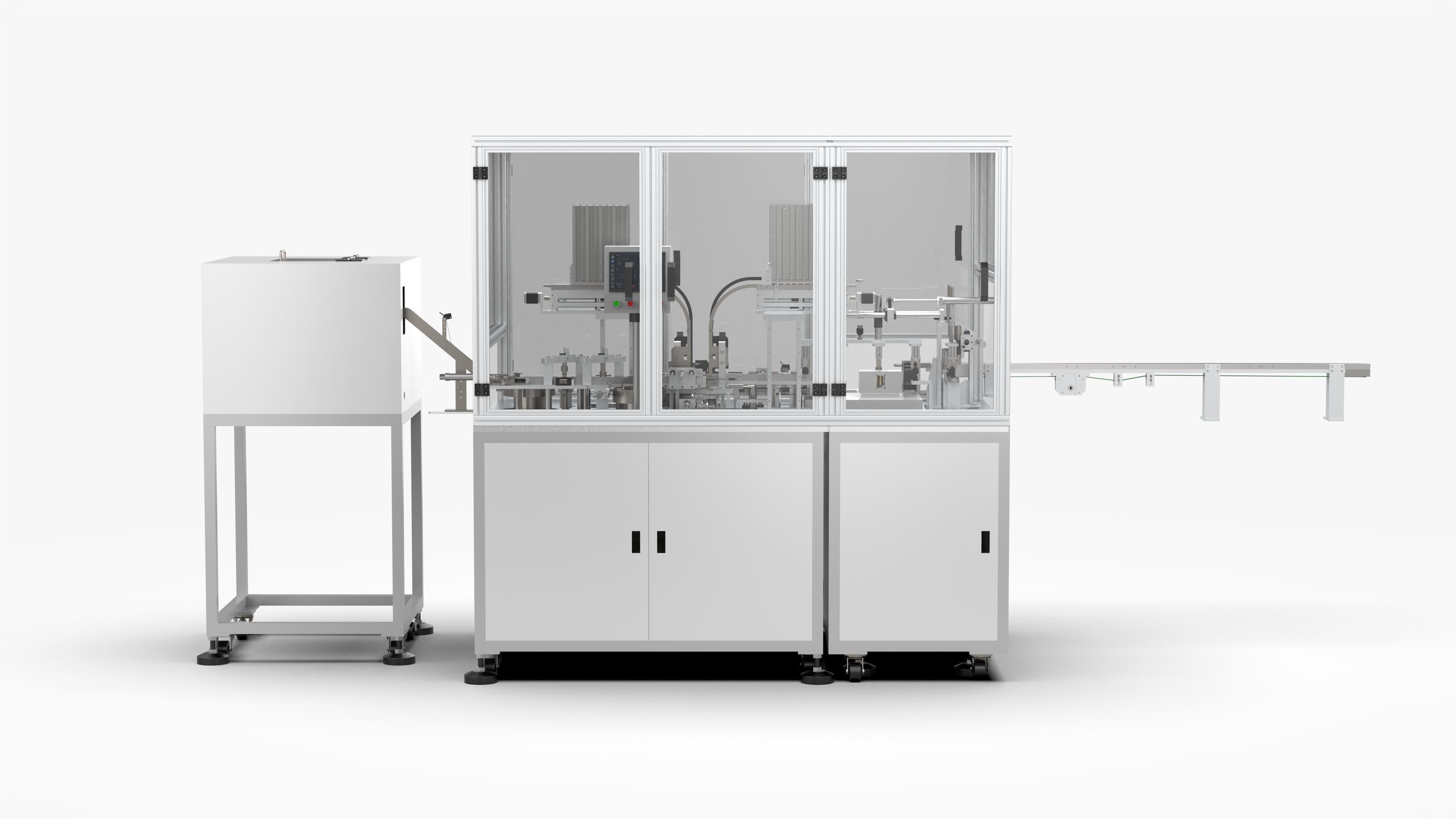 Fully Automatic Magnetic Bottom Assembly Machine 3D model | CGTrader