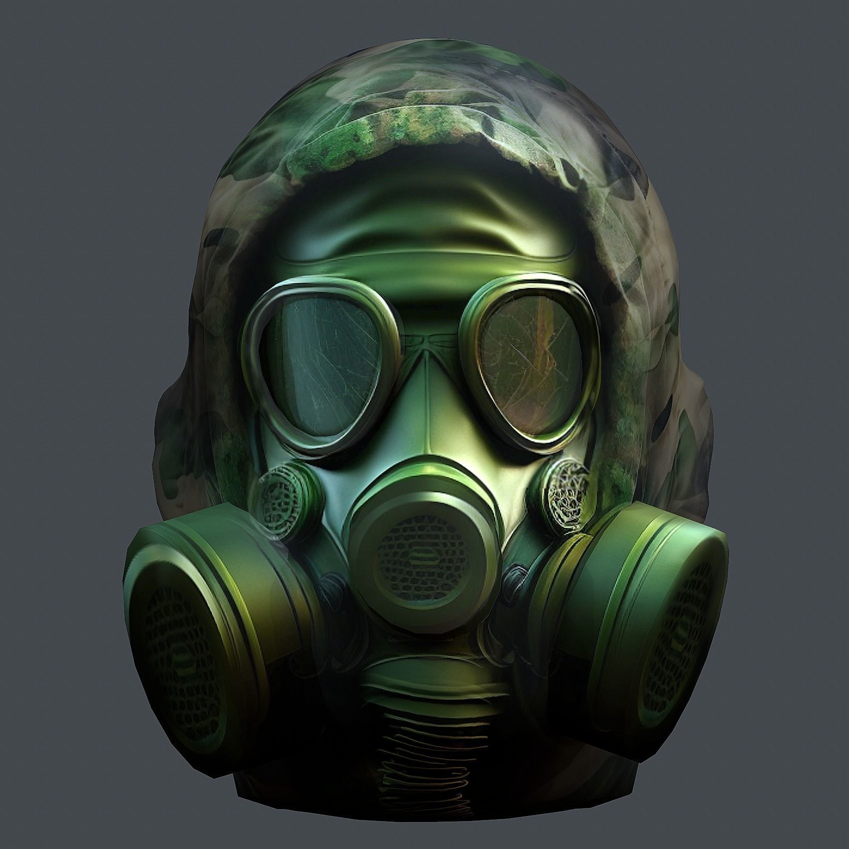 3D model Helmet 3d model military combat Military Low-poly VR / AR ...