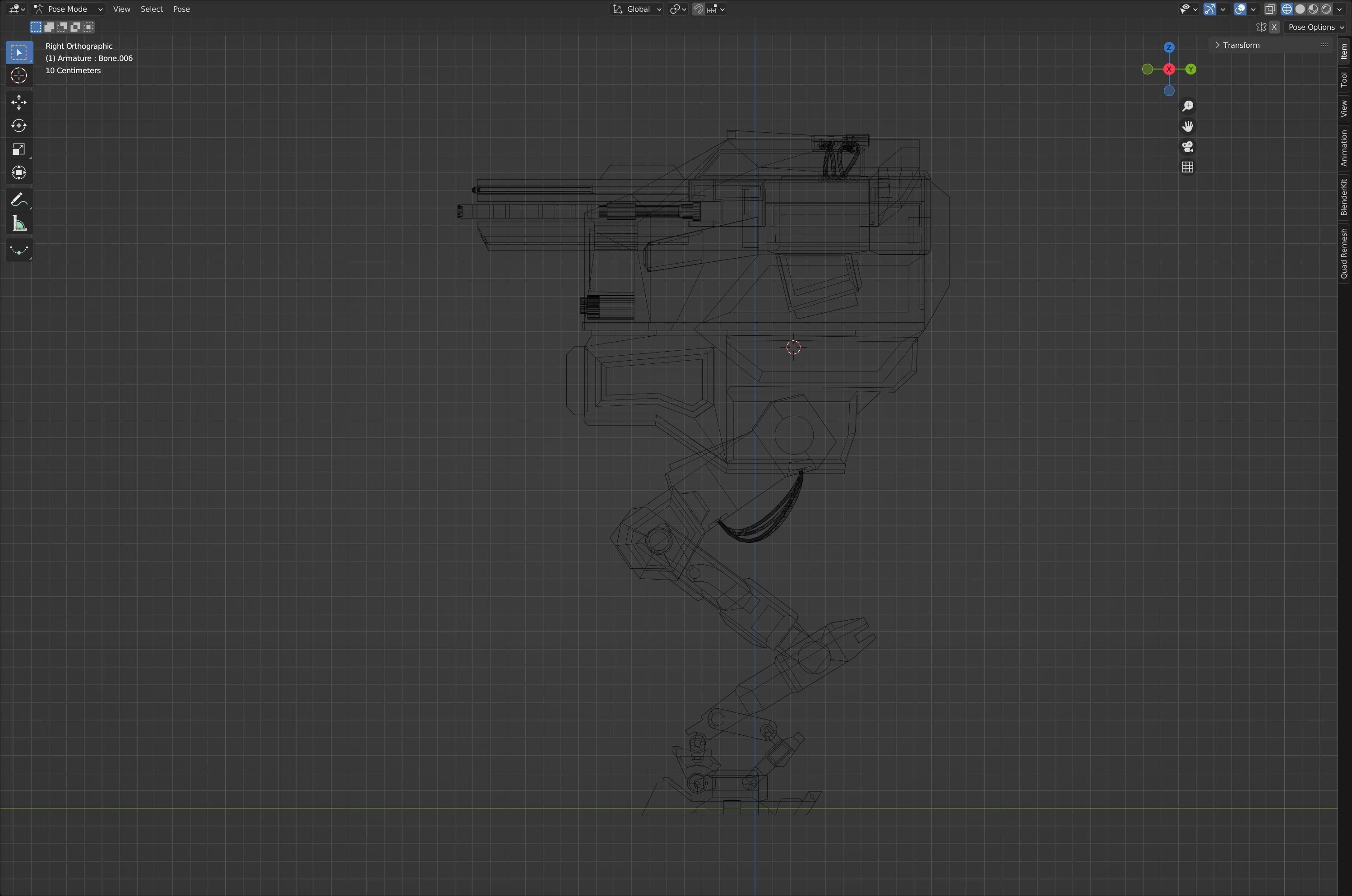 3D model Model of Red Lowpoly Japan Mech EDITABLE VR / AR / low-poly ...