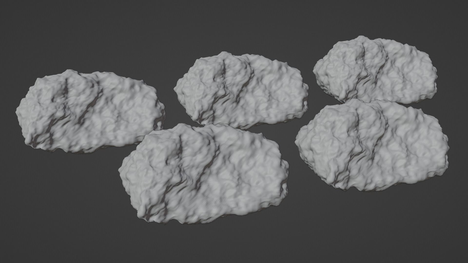 3D model Gold and Silver Nuggets VR / AR / low-poly | CGTrader