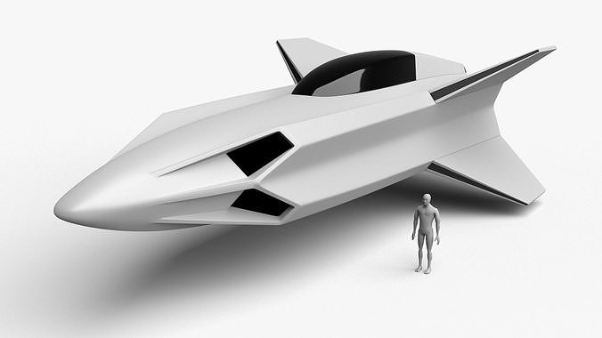 Racing Spaceship Regulus 3D model | CGTrader