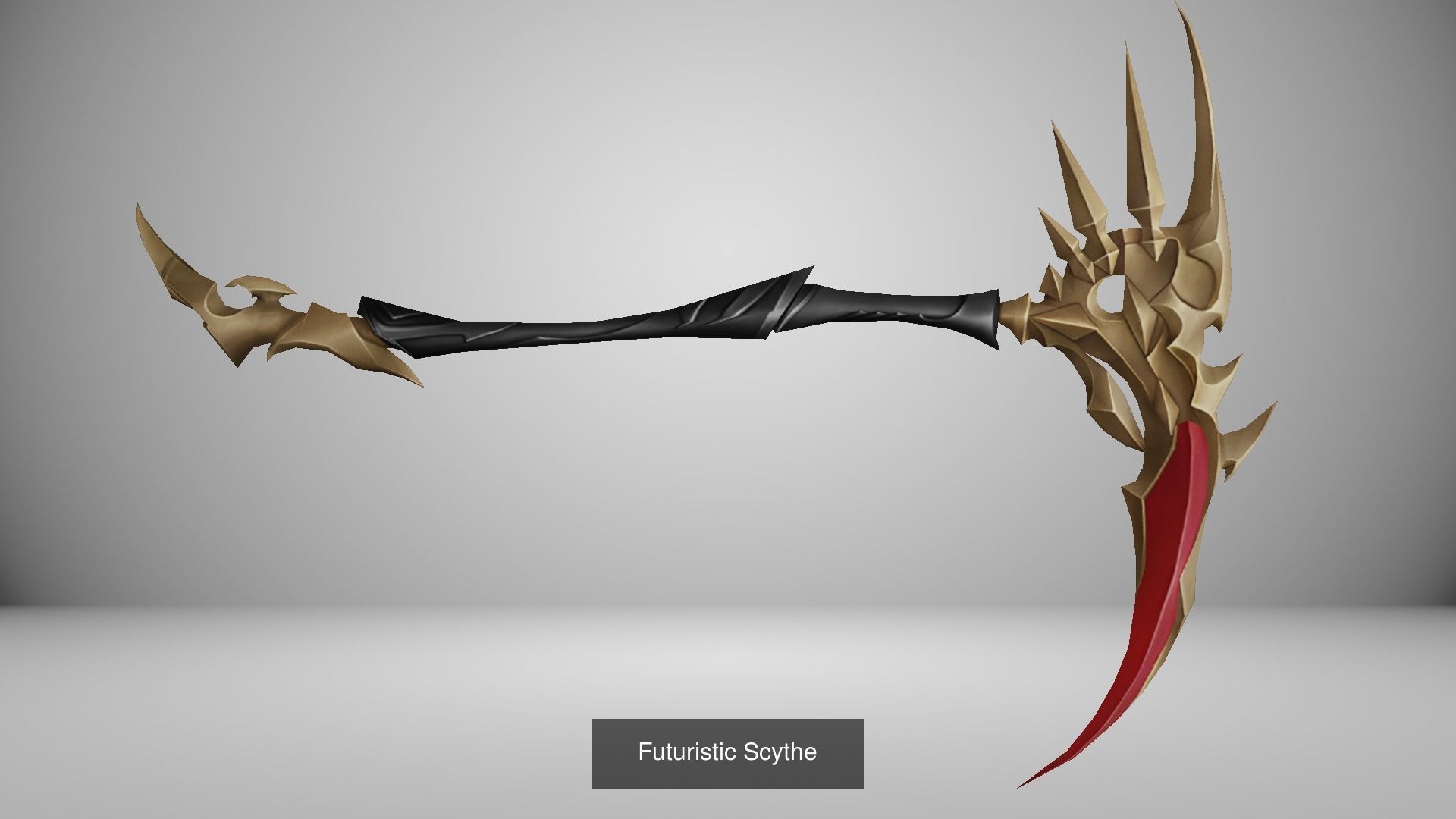 16 Piece Scythe Weapon Pack 3D Model Collection | CGTrader