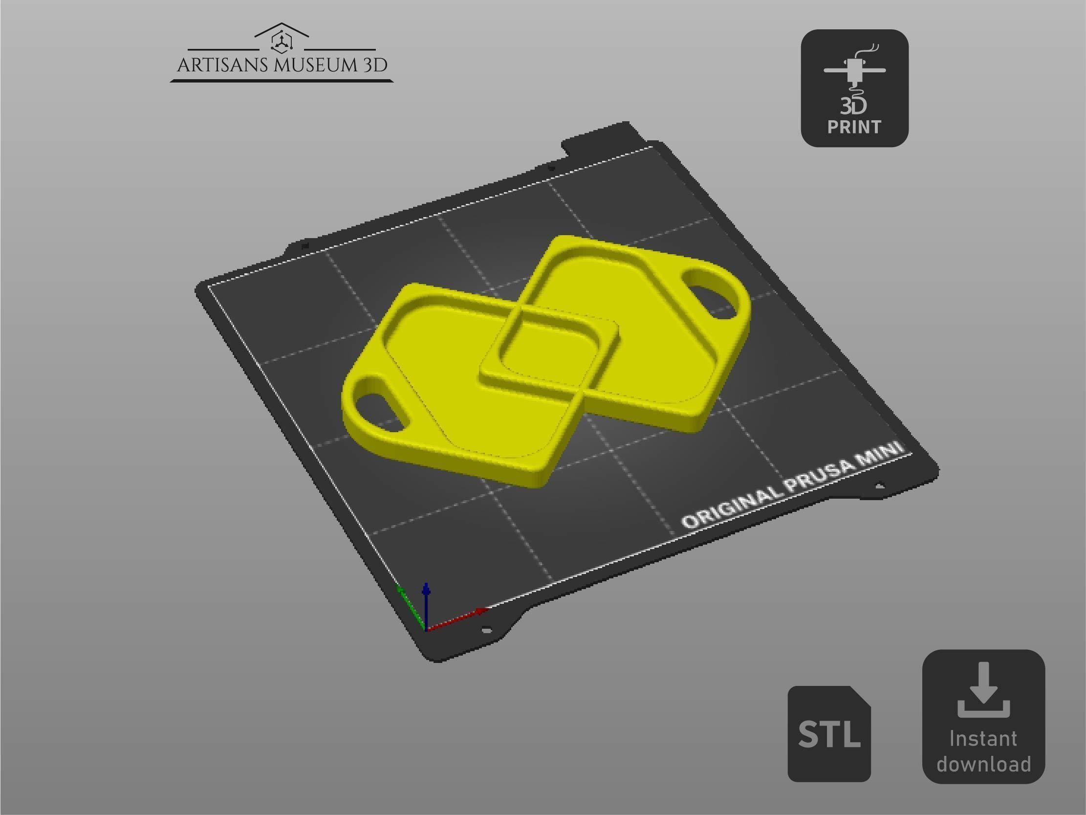 Serving Tray V5 Vector Files for CNC and 3D Print DXF STL 3D model 3D printable | CGTrader