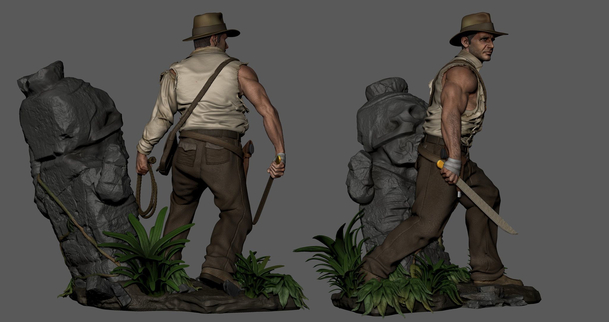 Indiana Jones 3D model 3D printable | CGTrader