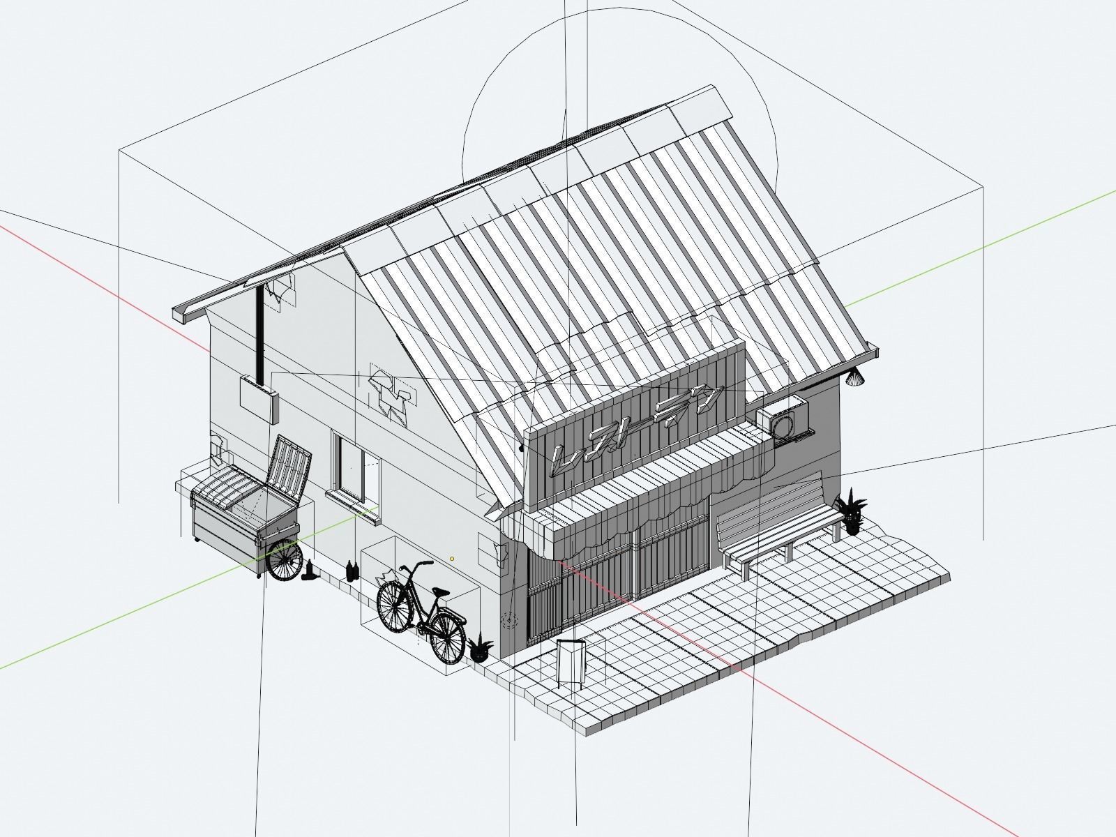 3D model Isometric low-poly shop VR / AR / low-poly | CGTrader 3D model Isometric low-poly shop VR / AR / low-poly | CGTrader