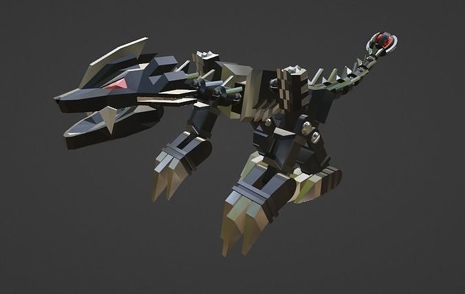 3D model Robot Dragon VR / AR / low-poly | CGTrader